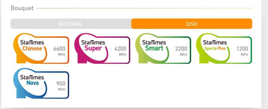 STARTIMES SUBSCRIPTION - PRICES, PACKAGES, CHANNELS LIST – DTMEDIA.tech